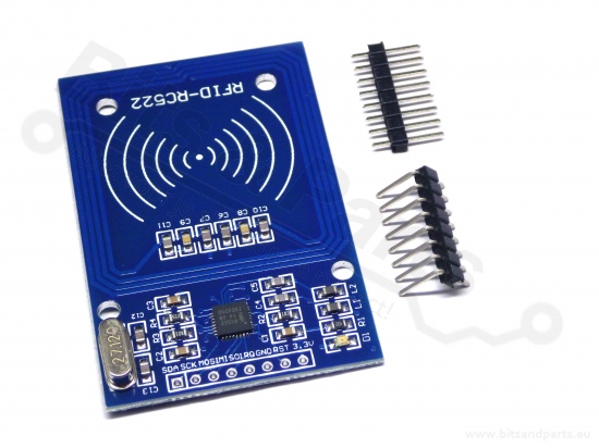 RFID RC522 Controller/Scanner Set 13,56MHz - Bits & Parts Elektronica
