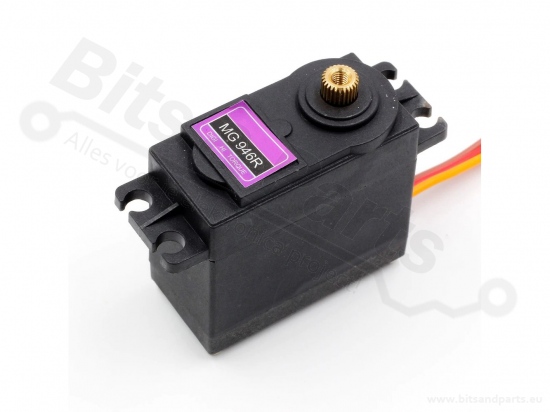 Servo motor digitaal MG946R high torque metal gears - Bits & Parts ...