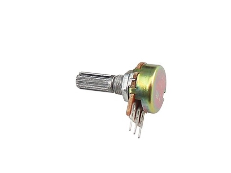 Weerstand regelbaar / potentiometer axiaal 10K Ohm Lineair ø6mm - Bits ...