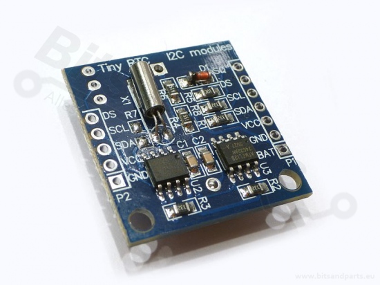 Real Time Clock/RTC DS1307 I2C - clock breakout board/module - Bits ...